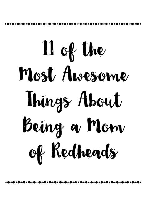 11 Awesome Things About Being A Mom Of Redheads