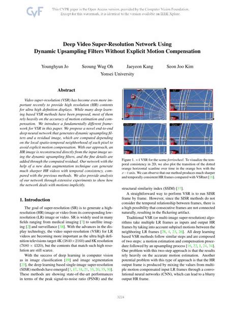 Pdf Deep Video Super Resolution Network Using Dynamic Dokumen Tips