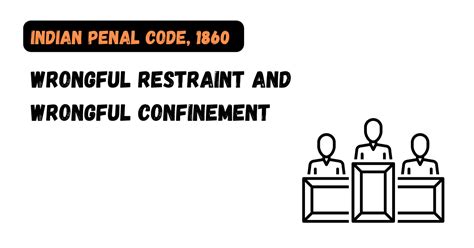 Wrongful Restraint And Wrongful Confinement The Indian Penal Code