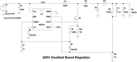 555 Timer Boost Converter And Buck Converter Switching Power