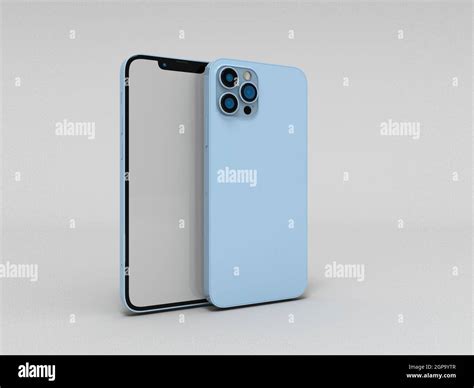 Latest Iphone 13 Smartphone 2021 In White Background For Mockup In 3d Rendered Illustration