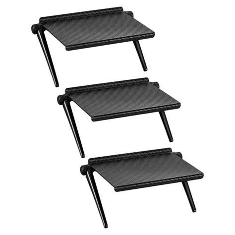 3 Pcs ÉtagÈre Rehausseur De Support Moniteur Etagère Tv Meuble Supports