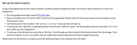c3w1 lab error when creating shortcut and mounting drive advanced computer vision with