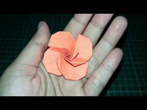 Origami Bentuk Bunga Mawar Anna James