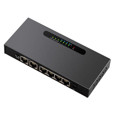 Ethernet Splitter 6 Port 10 100mbps Poe Network Sw Grandado