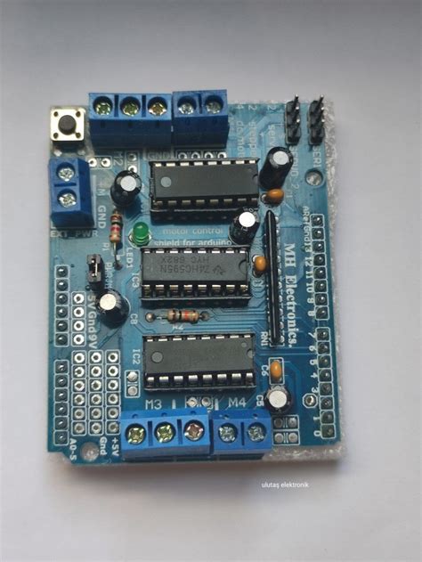 L293d Step Motor SÜrÜcÜ ModÜlÜ Arduino Uno R3 Uyumlu Motor Sürücü Kartı