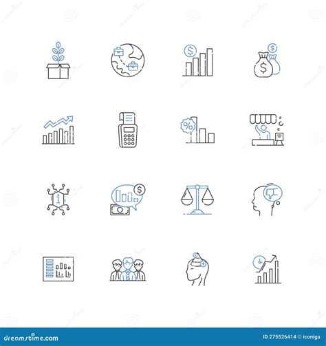 Perception Line Icons Collection Perspective Interpretation Insight Understanding Awareness