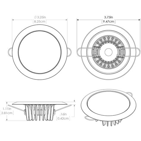 Led Downlight Dimensions