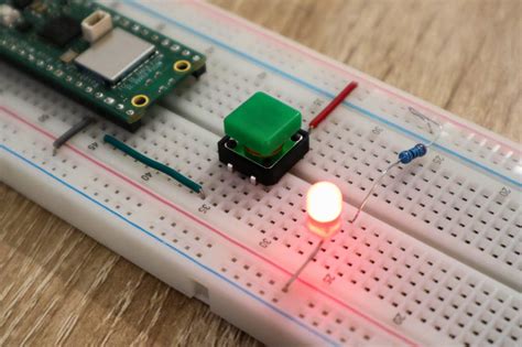 Raspberry Pi Pico Led Mit Taster Steuern