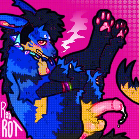 Rule 34 2023 Anthro Balls Black Hair Blue Body Blue Fur Blush Blush Lines Bodily Fluids