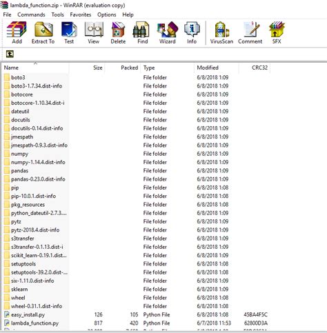 How To Upload Python Code With Libraries To Aws Lambda From Windows Local Machine Using Aws