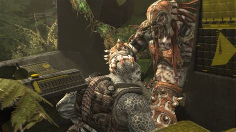 Rule 34 3d Alien Claws Erection Fellatio Gears Of War Head Grab Locust Species Male