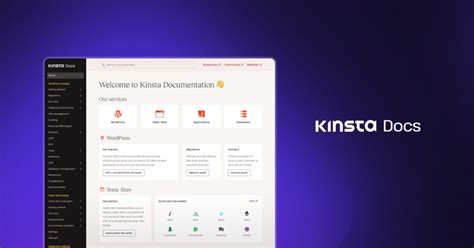 Kinsta Unveils New And Improved Documentation Kinsta®