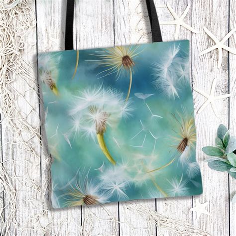 Dandelions Bag Colorful Bag Flower Lover Bag Colorful Dandelions