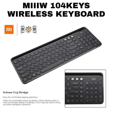 Jual Miiiw 104 Keys Keyboard Dual Mode Wireless Bluetooth Miiw Di Seller Eunoia Shop Menteng