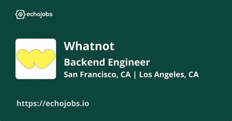 Hiring Backend Engineer Commerce Usd 185k 245k San Francisco Ca Python Elixir Javascript
