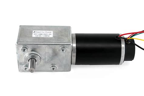 Worm Gearbox Motor With Encoder