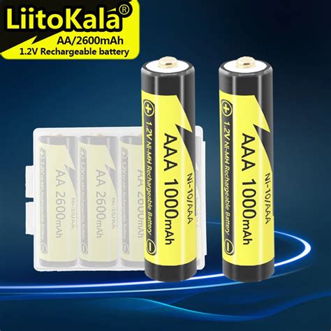 LiitoKala Ni-10/AAA перезаряжаемые аккумуляторы 1000 мАч | AliExpress