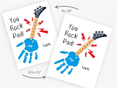 Handprint Craft For Dad Handprint Card For Dad Fathers Day Handprint Craft Printable Fathers