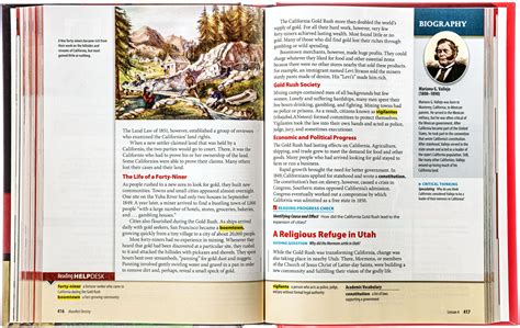 History Textbook Page