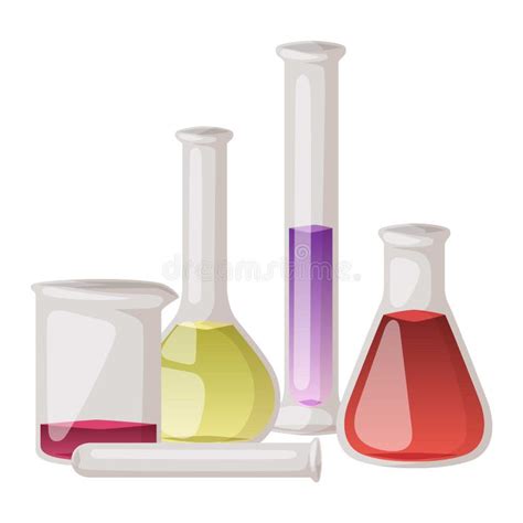Lab Flask Vector Set Stock Vector Illustration Of Clinical 79761038