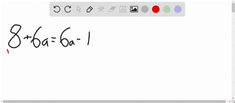 SOLVED Without Writing The Steps Of A Solution Determine Whether The Equation Has One Solution