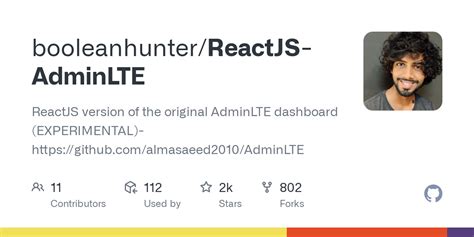 Github Booleanhunterreactjs Adminlte Reactjs Version Of The Original Adminlte Dashboard
