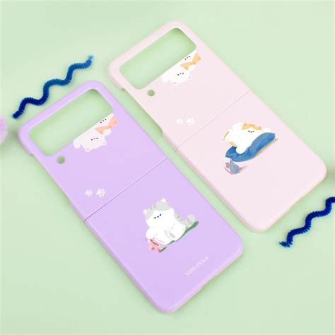 나인어클락 고양이 냥 두들 국내 생산 갤럭시 Z플립4 슬림 하드 제트 플립4 케이스 감도 깊은 취향 셀렉트샵 29cm