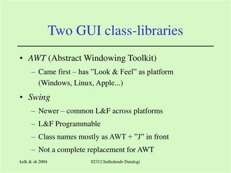 Ppt Birds Perspective On Java Gui Programming Powerpoint Presentation