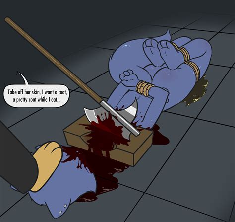 Rule 34 3 Toes Absurd Res Anthro Ass Axe Blood Blood Pool Bodily