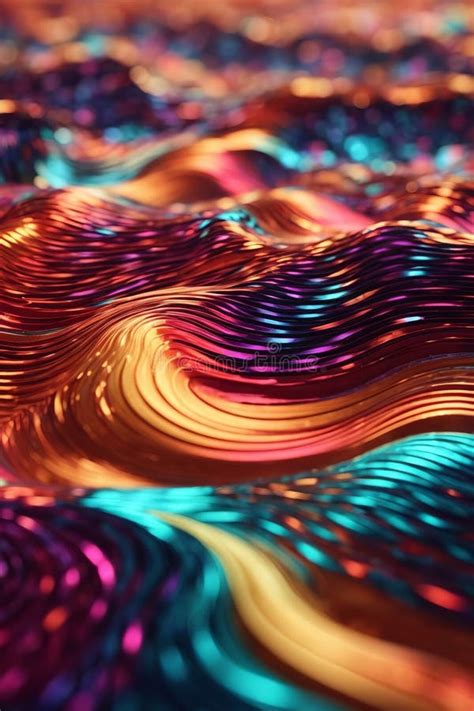 Discover The Mesmerizing Beauty Of Quantum Interference Patterns Stock Illustration