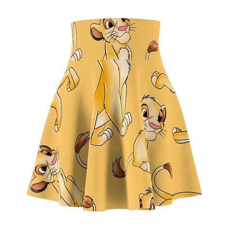 Simba Hakuna Matata Womens Skater Skirts Sold By Obvious Objectivist