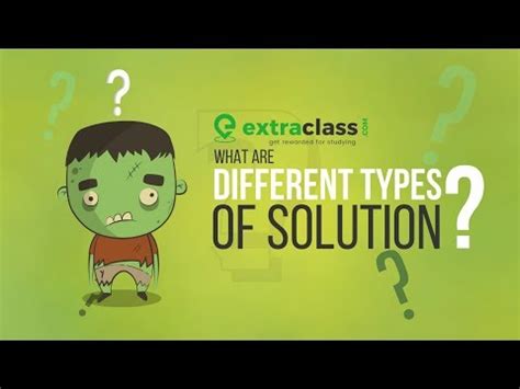 What Are Different Types Of Solution Video Lecture NEET