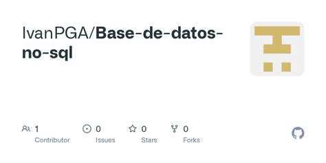 Github Ivanpgabase De Datos No Sql