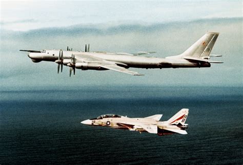A Us Navy Grumman F 14a Tomcat From Fighter Squadron Vf 14 Top