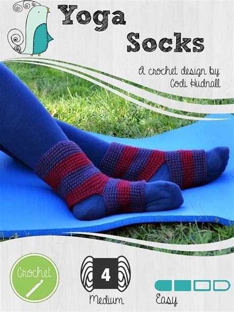 Crocheted Yoga Socks Crochet Pattern By Codi Hudnall Lovecrafts Croché