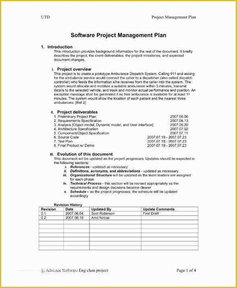 Free Software Proposal Template Of Software Project Proposal Templates