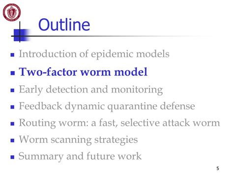 Ppt Modeling Analysis And Mitigation Of Internet Worm Attacks