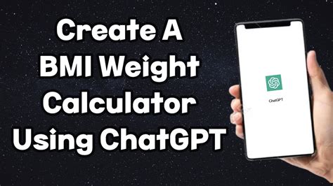 chatgpt how to create a bmi weight calculator using chatgpt chatgpt tutorial youtube