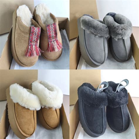 Tazz Tasman Slippers Designer Flat Bottom Thick Shoes For Women Luxury