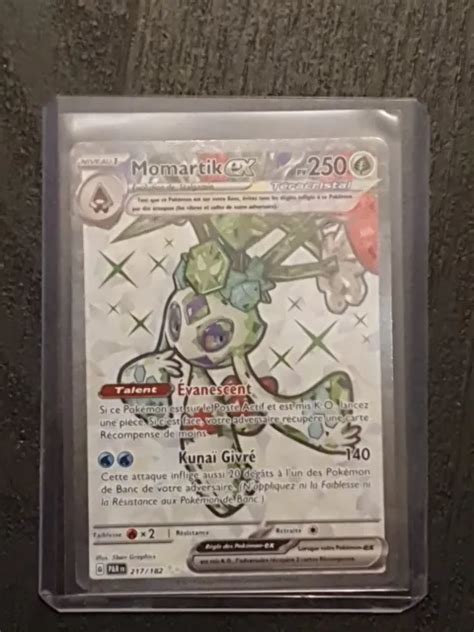 Carte PokÉmon Momartik Ex 217182 Faille Paradoxe Ev04 Fr Neuf Eur