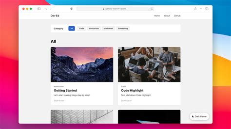 Github Sungik Choigatsby Starter Apple 🍎 Gatsby Blog Starter Kit With Beautiful Responsive