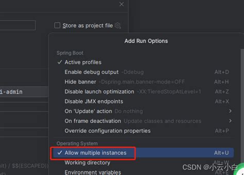 Idea2023 运行多 Springboot 实例idea中springboot多实例运行 Csdn博客