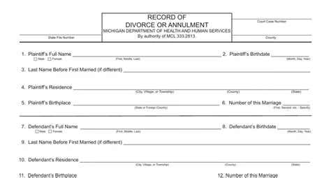 Michigan Form Dch 0838 ≡ Fill Out Printable Pdf Forms Online