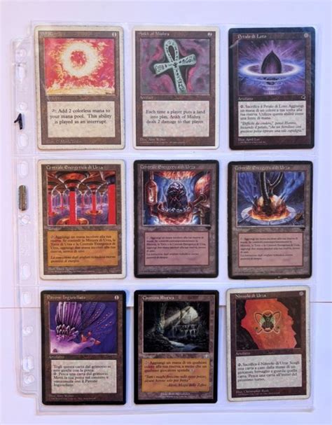 Magic Old Border Collection 19942000 Sol Ring Ankh Of Mishra