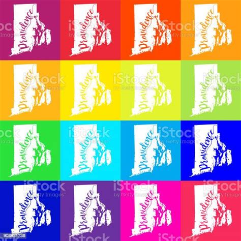 프로 비 던스 로드 아일랜드 Eps10 벡터 지도 로드 아일랜드에 대한 스톡 벡터 아트 및 기타 이미지 로드 아일랜드 0명 고립 색상 Istock