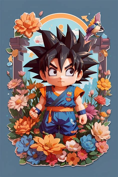 Goku Chibi Wallpapers Top Free Goku Chibi Backgrounds WallpaperAccess