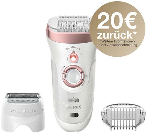 Braun Silk-epil 9-720 Damen Epilierer mit Zubehör für 80,91€ (statt 94 ...