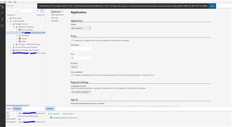 Authorizationpermissionmismatch When Adding A Blob Container Link Via