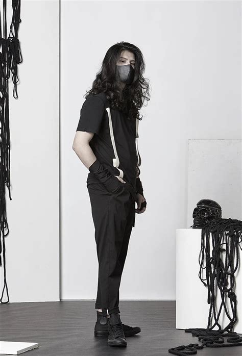 Black Goth T Shirt Techwear Uk